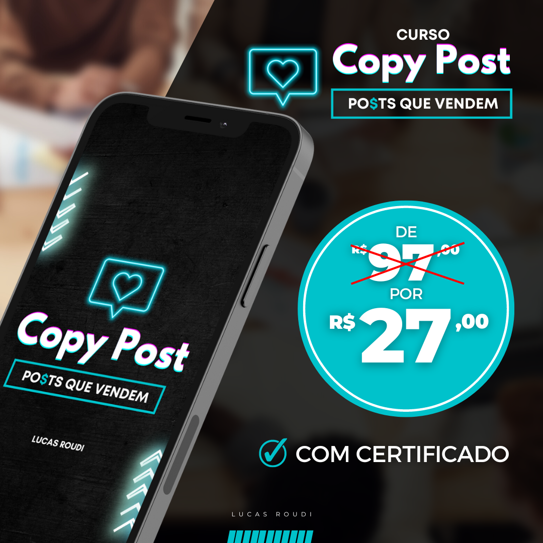 Método Copy Post - Posts que Vendem l Lucas Roudi